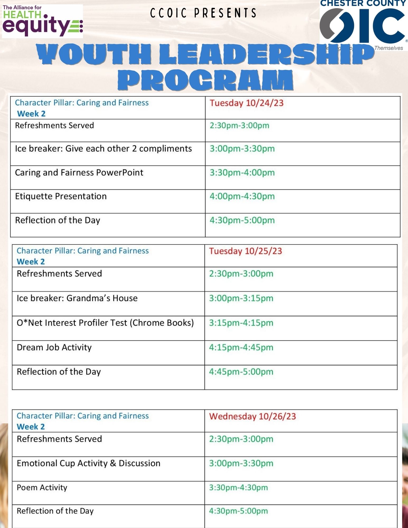 Chester County OIC – Helping People Help Themselves