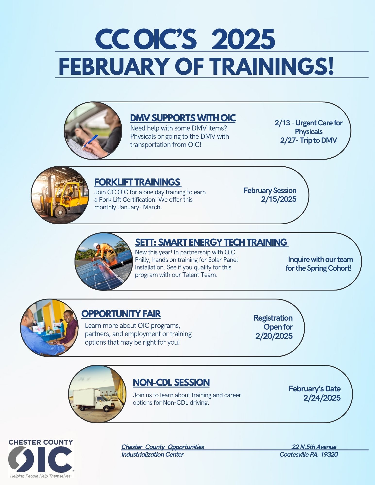 Chester County OIC – Helping People Help Themselves